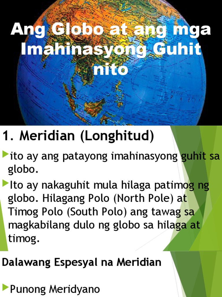 Ang Globo at Ang Mga Imahinasyong Guhit Nito | PDF