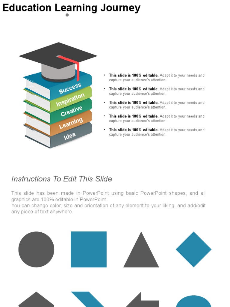 Education Learning Journey Free PPT Template | PDF