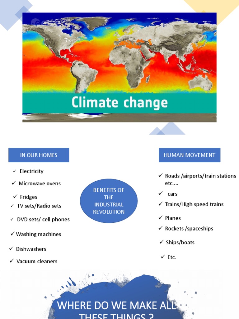 Climate Change: Causes and Effects Mind Map | PDF | Global Warming ...