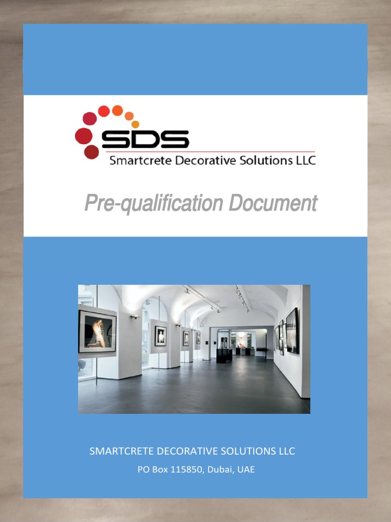 Pre-Qualification Document for Smartcrete Decorative Solutions LLC ...