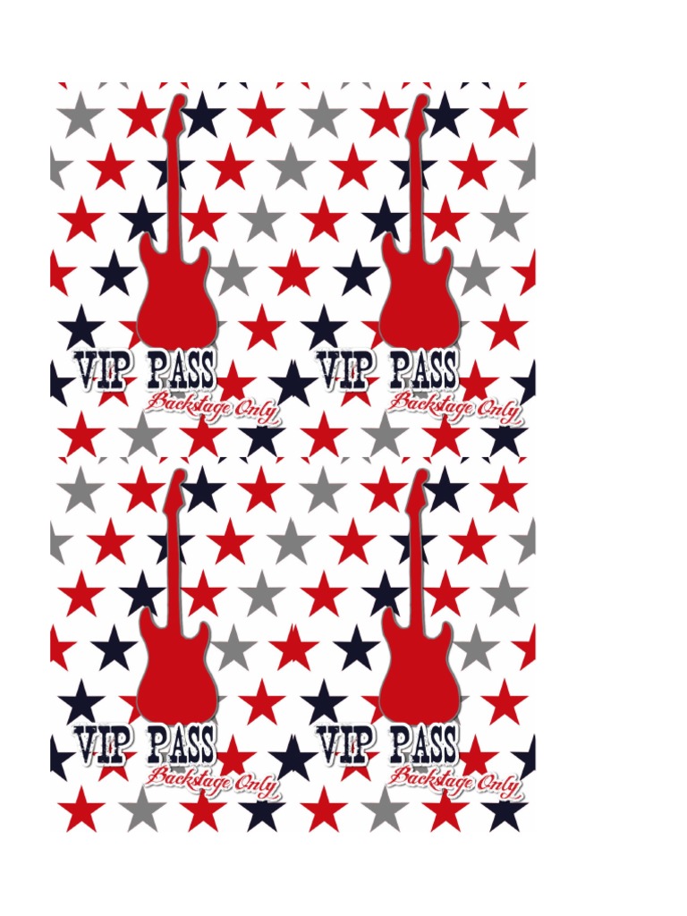 Backstage Passes