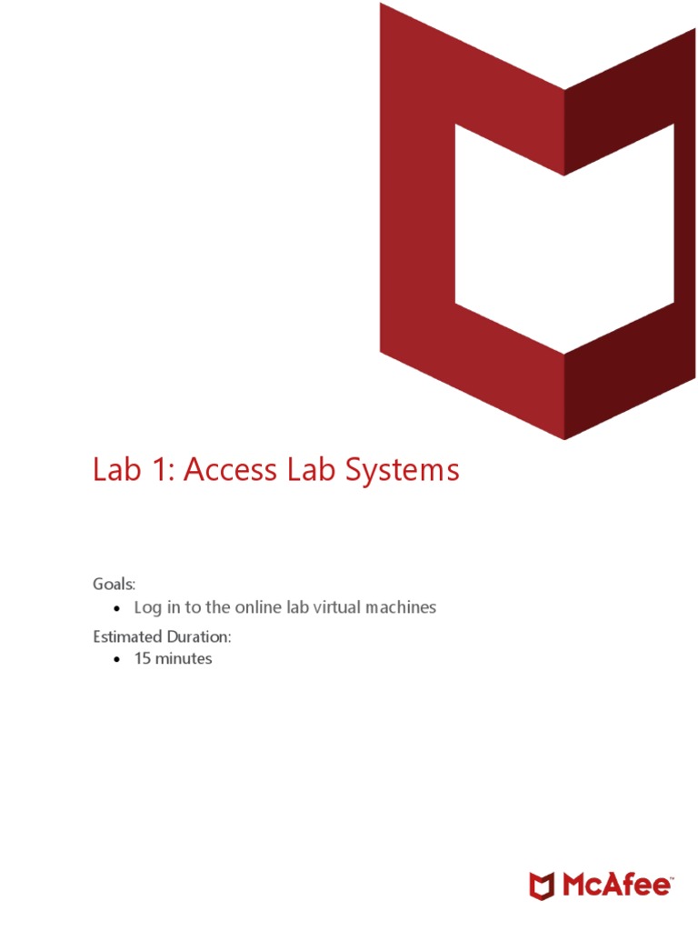 Lab 1: Access Lab Systems: Log in To The Online Lab Virtual Machines ...