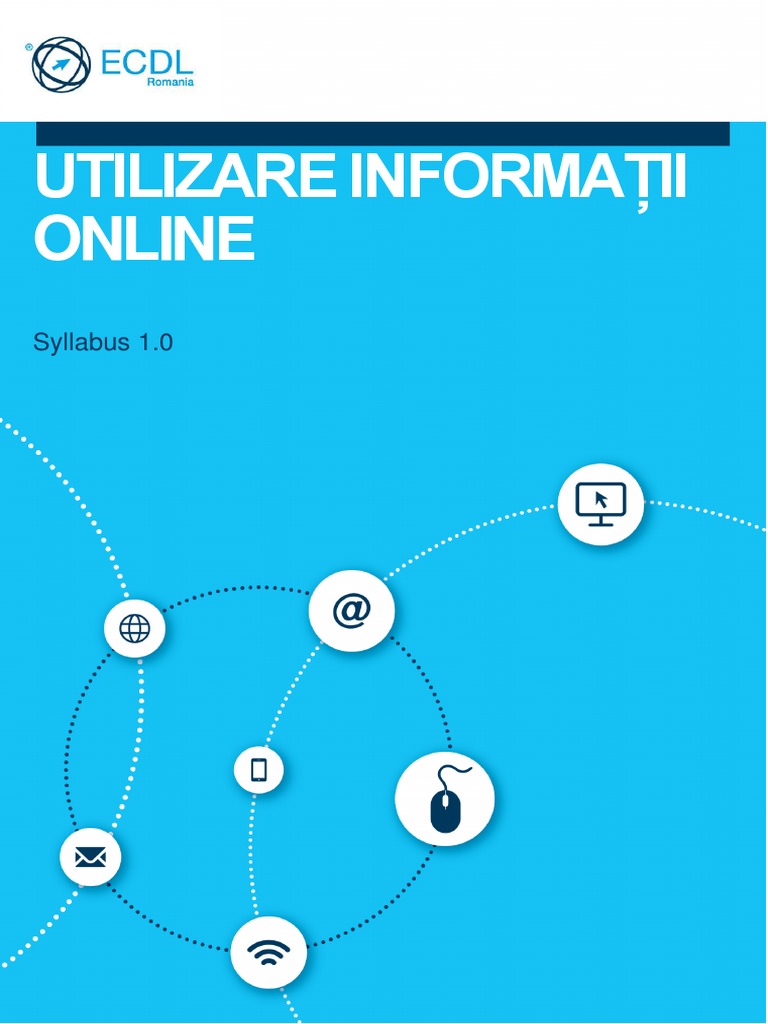 Manual Utilizare Informatii Online | PDF | Mass Media | Online Services