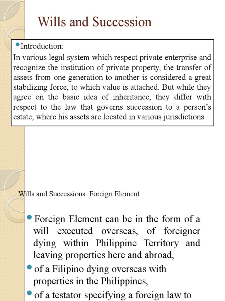 Wills and Succession: Legal Frameworks | PDF | Will And Testament | Probate