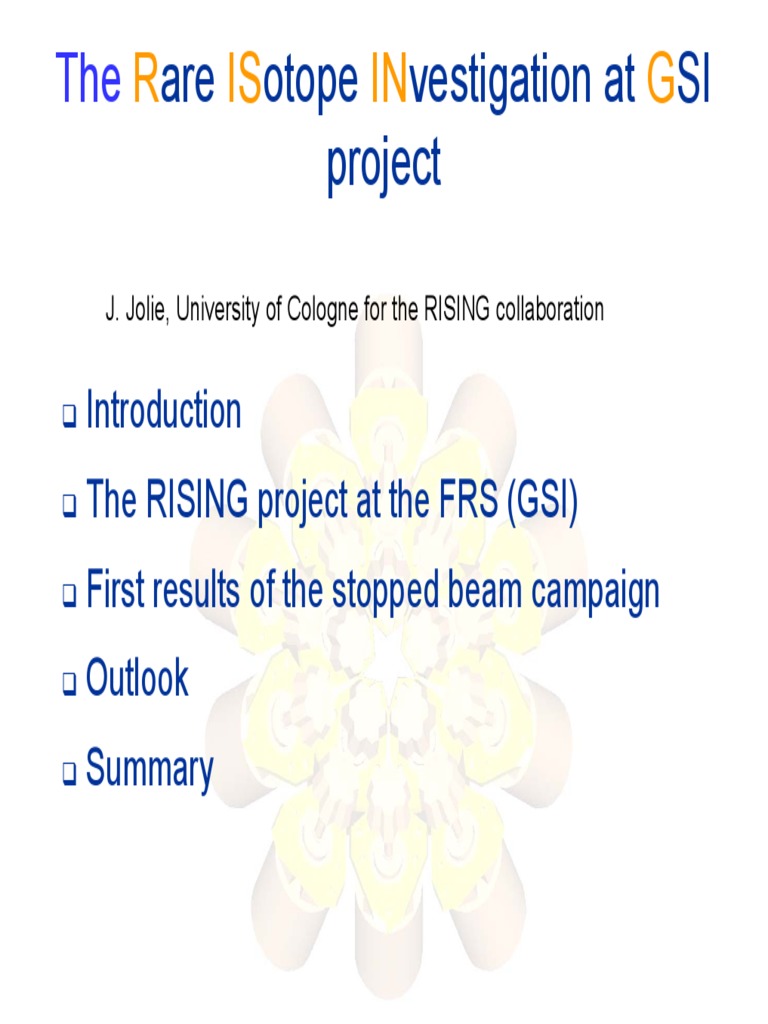Jan Jolie | PDF | Atomic Nucleus | Nuclear Physics