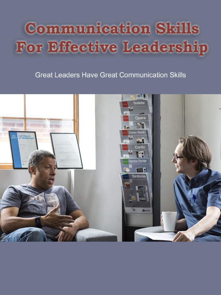 Communication Skills For Effective Leadership | PDF | Body Language ...
