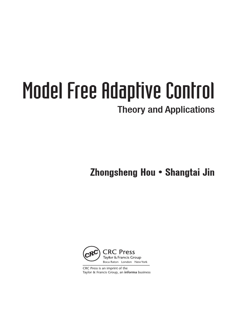Adaptive Control Book | PDF | Control Theory | System