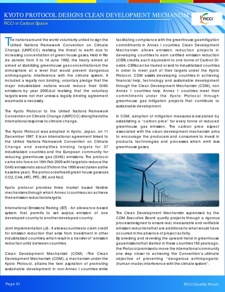 Kyoto Protocol | PDF | Kyoto Protocol | United Nations Framework ...