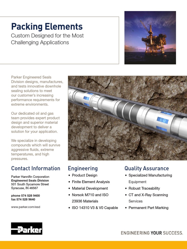 ESD Packing Elements 5612 | PDF | Extrusion | Ct Scan