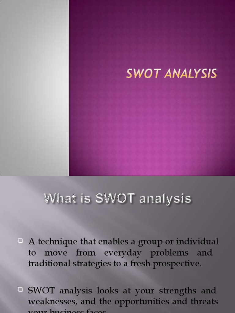 Swot Analysis | Download Free PDF | Swot Analysis | Economies