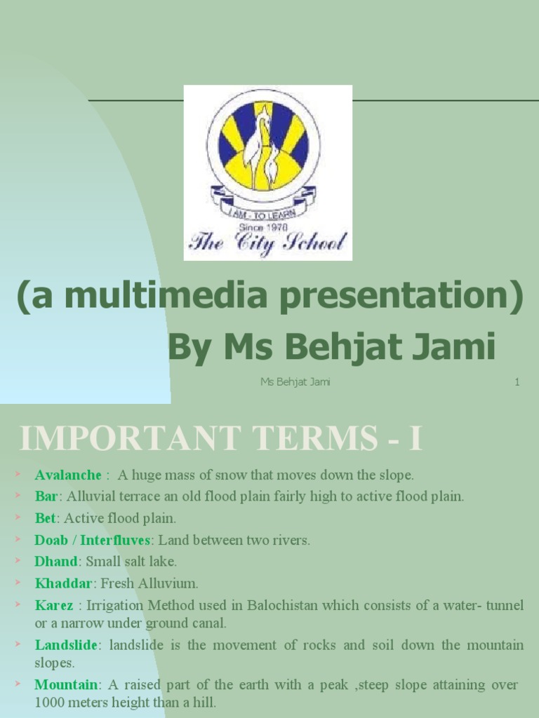 (A Multimedia Presentation) by Ms Behjat Jami | PDF | Indus River | Desert