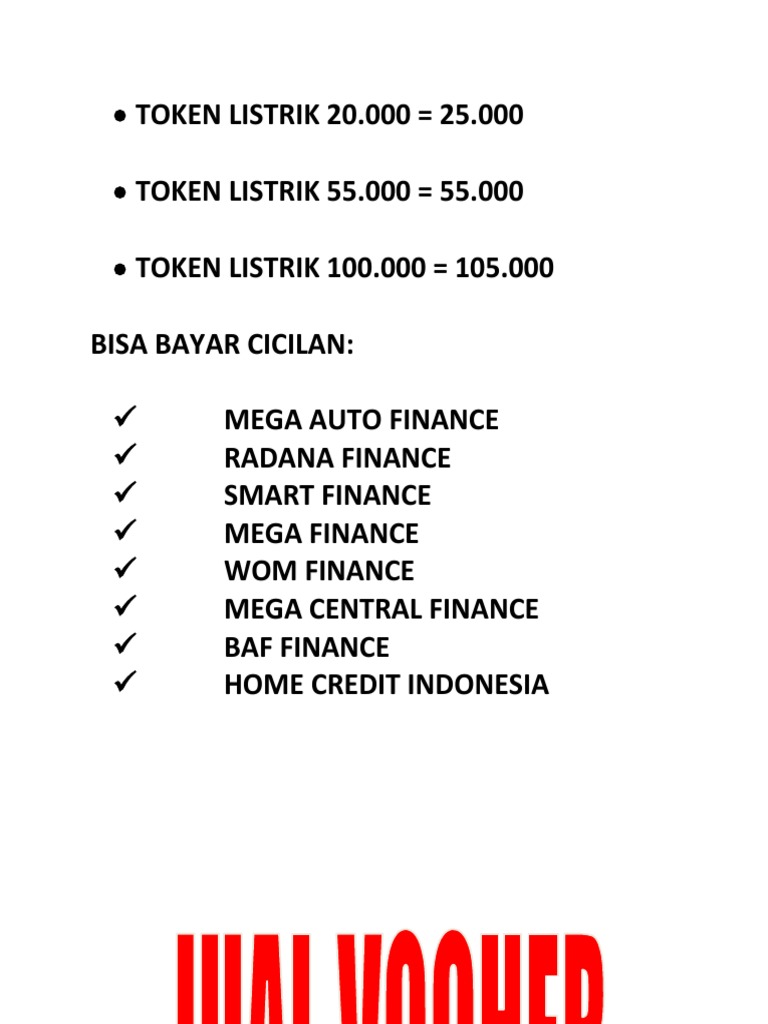 Token Listrik 20 | PDF