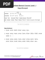 Hindustani 10 Basic Thaats (Parent Ragas) - Parent Scales - For Piano | PDF