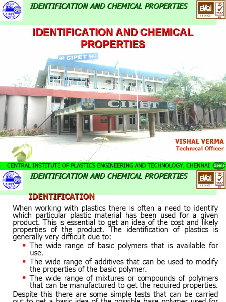 Plastic Identification & Properties Guide | PDF | Plastic | Thermoplastic