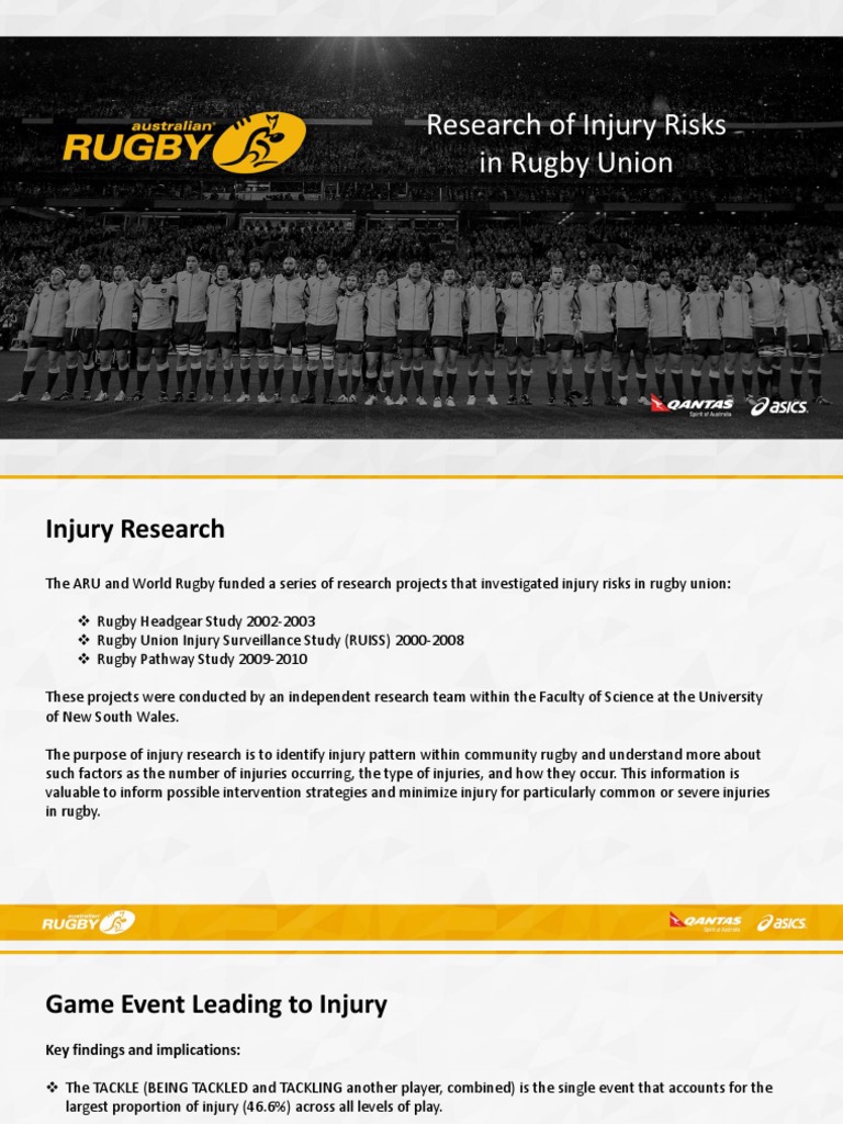 Research of Injury Risks in Rugby Union | PDF | Rugby Union | Concussion