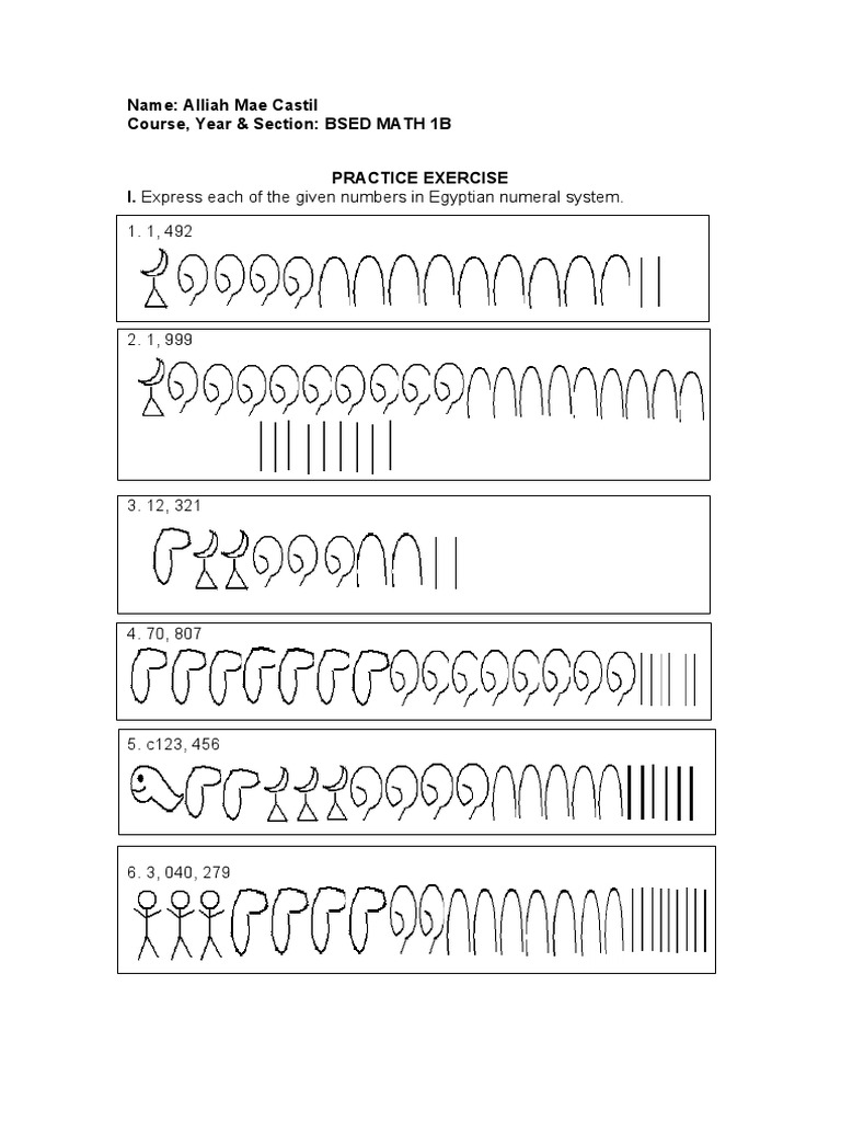 Name: Alliah Mae Castil Course, Year & Section: BSED MATH 1B | PDF