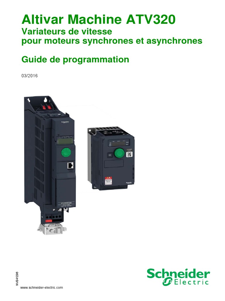 ATV320 Programming Manual FR NVE41296 01 PDF | PDF | Sécurité | Application