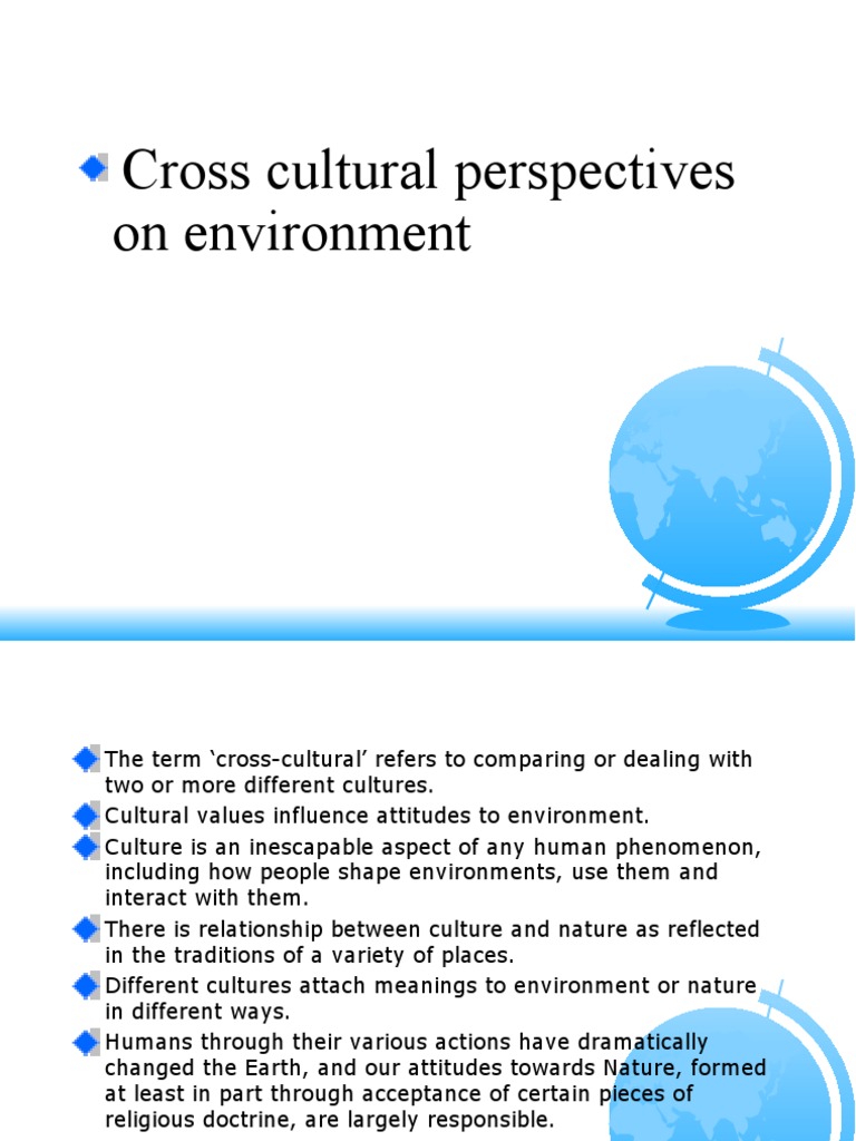 Cultural Perspectives on Nature | PDF | Social Science | Science ...
