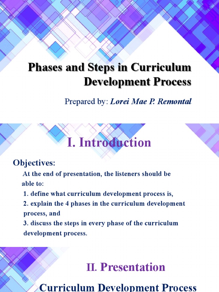 Curriculum Development: Phases & Steps | PDF | Curriculum | Behavior ...