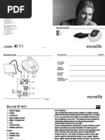 Microlife BP Monitor Error 3 Guide | PDF | Blood Pressure | Medical ...