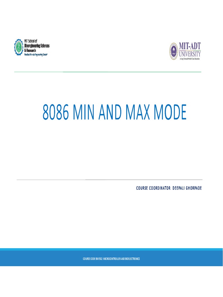 8086 Pin Configurations | PDF | Hertz | Central Processing Unit