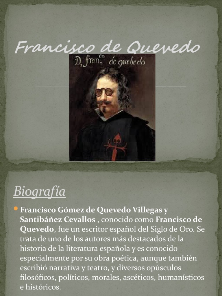 Francisco de Quevedo | PDF