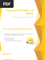 Topic 1 Osh Situationer | PDF | Health Sciences | Diseases And Disorders