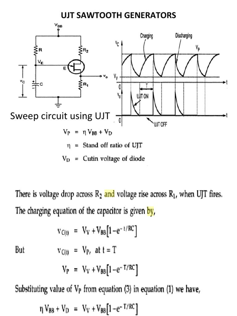 Sweep Circuit Using UJT | PDF