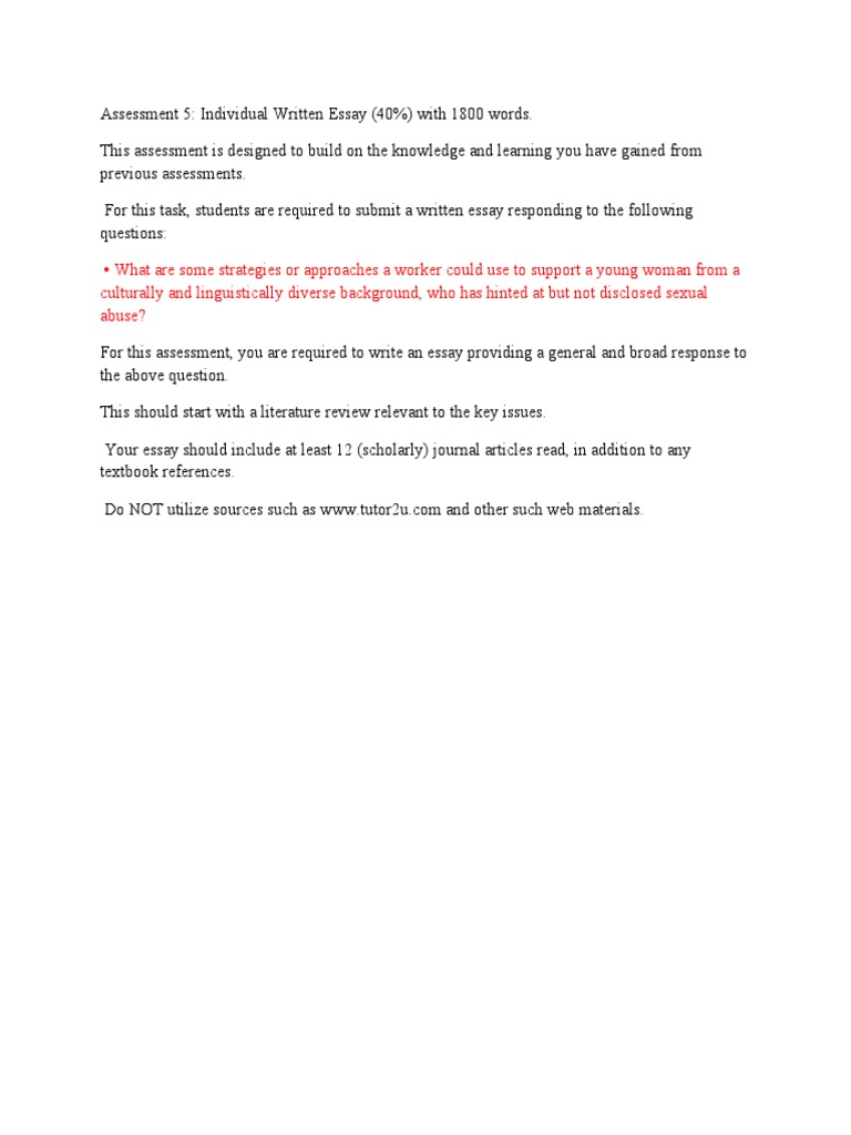 Eueh61ehcgqgg113qmbq5cr9n7 - SPS202 Ass5 Question, Introduction and Critaria | PDF