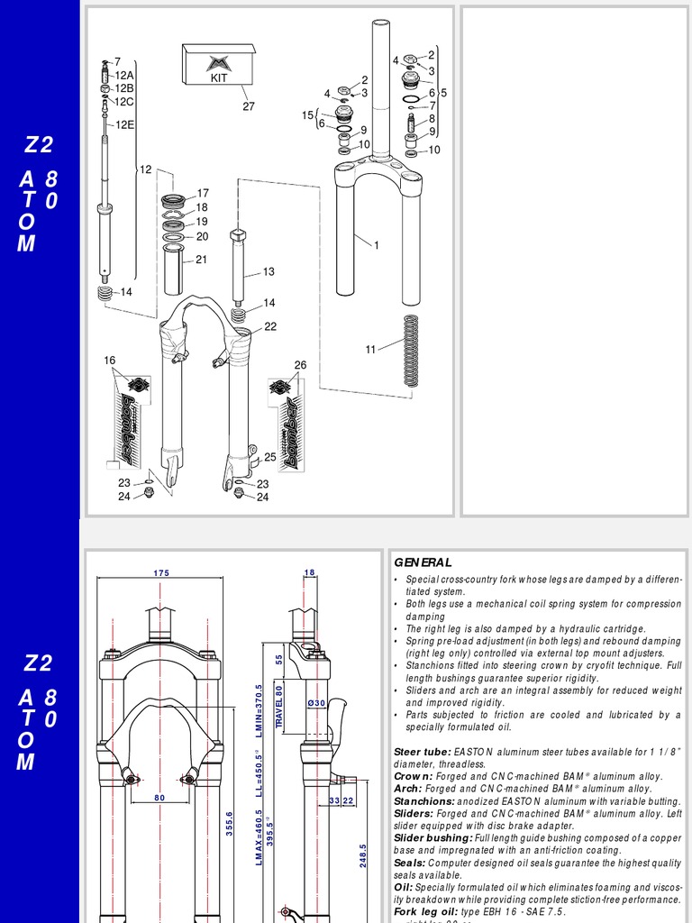 Marz Atom 80 Manual | PDF | Mechanical Engineering | Manufactured Goods
