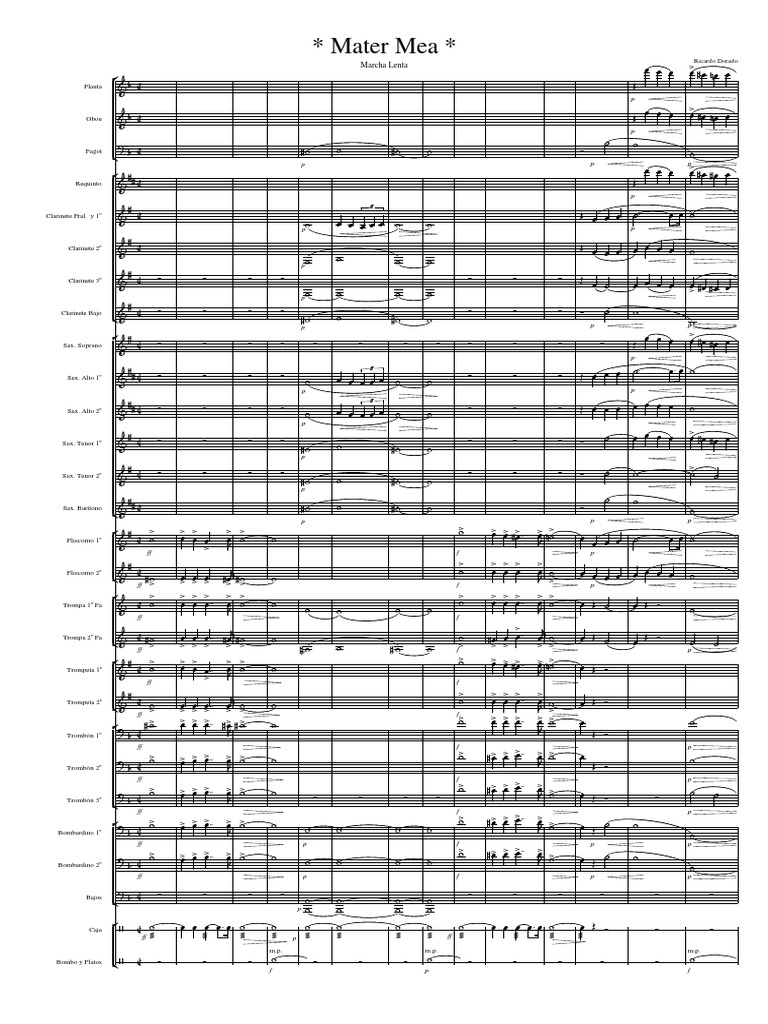 Partitura Mater Mea PDF | PDF