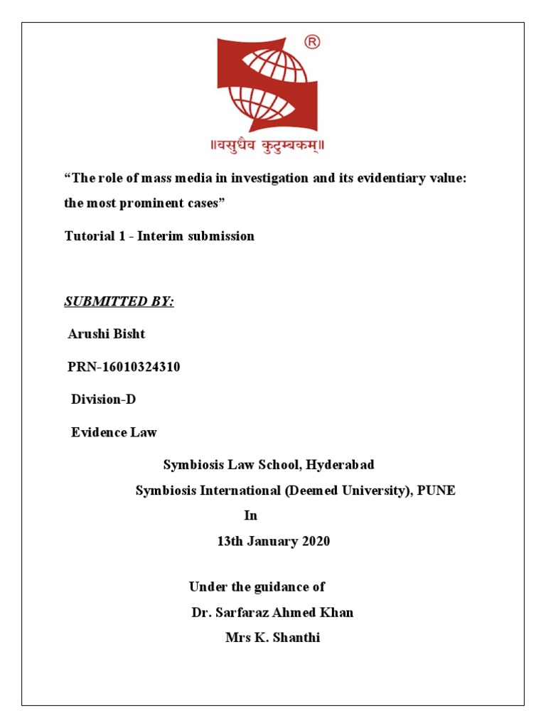 Interim | PDF | Mass Media | Trials