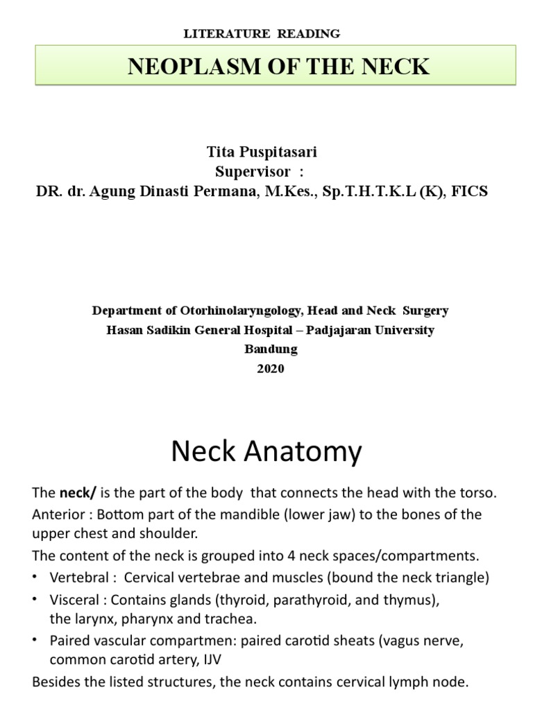 Neck Neoplasm | PDF | Neck | Thyroid