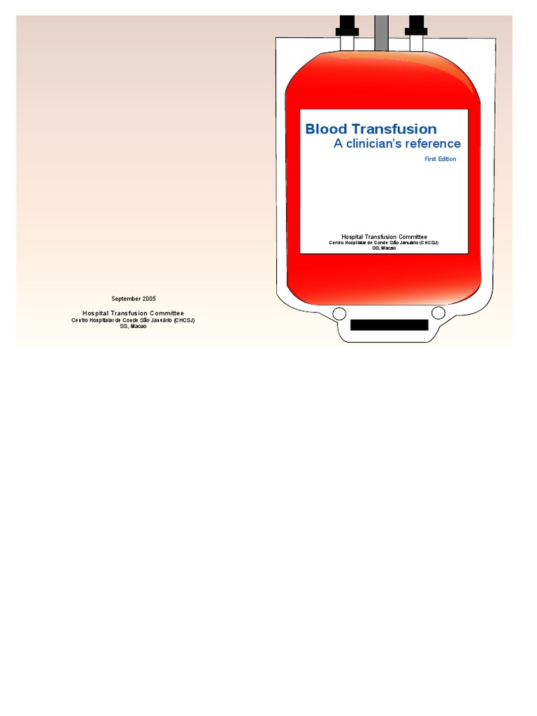 Blood Transfusion Guide for Clinicians | PDF | Hematopoietic Stem Cell ...