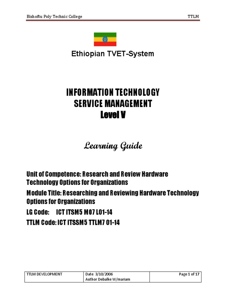 Research and Review Hardware Technology Options For Organizations | PDF ...