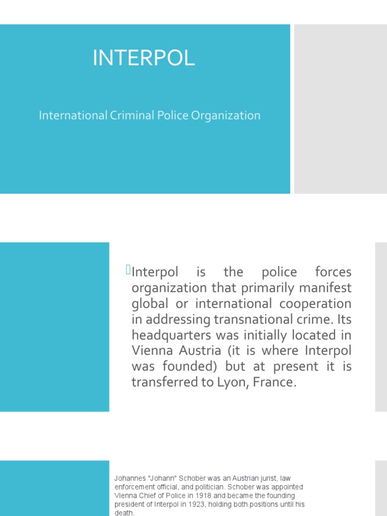 Lea 2 Interpol Presentation | PDF | Social Institutions | Social Science