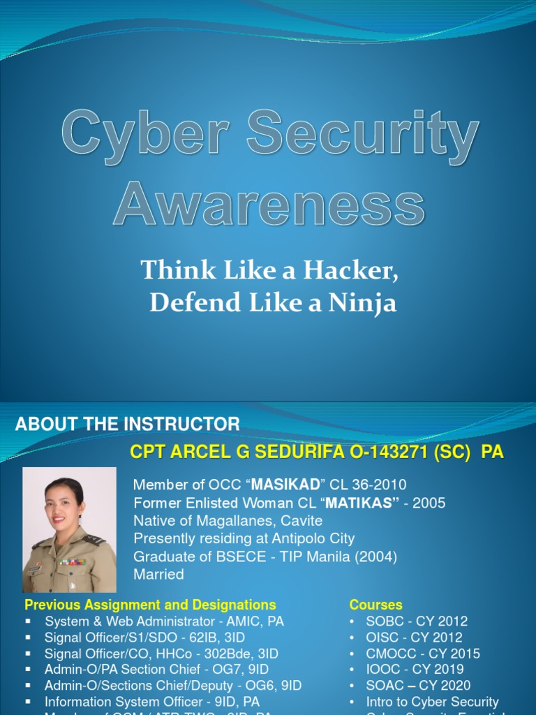 Think Like A Hacker, Defend Like A Ninja | PDF