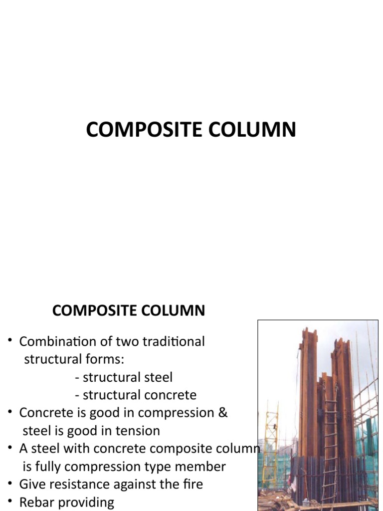 COMPOSITE COLUMN Final | PDF | Technology & Engineering