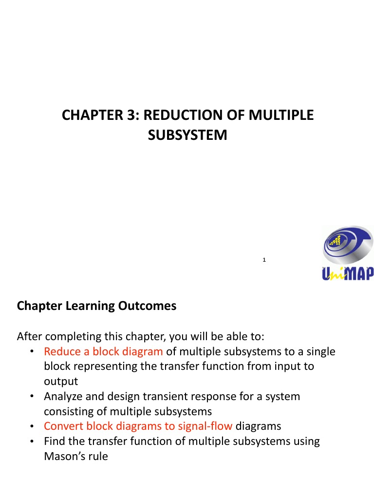 Chapter 3 - Reduction of Multiple Subsystems PDF | PDF | Mathematical Relations | Computer ...