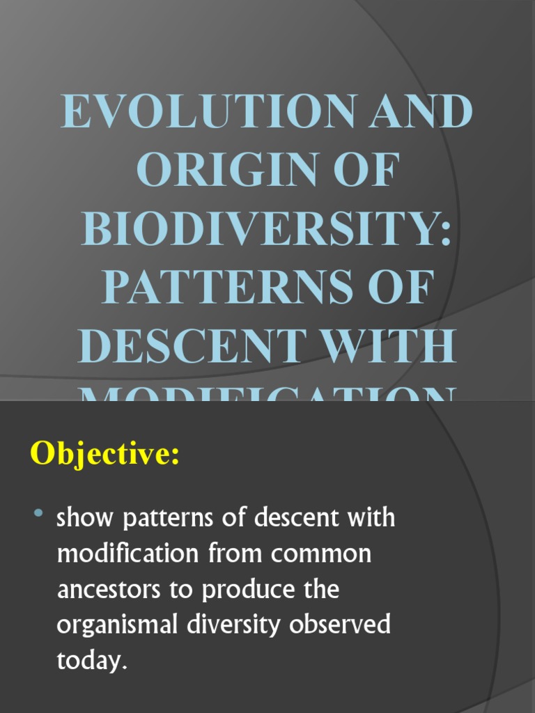 Evolution and Origin of Biodiversity | PDF | Hybrid (Biology) | Evolution
