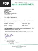 FedEx Customs Clearance Authorization Letter | PDF