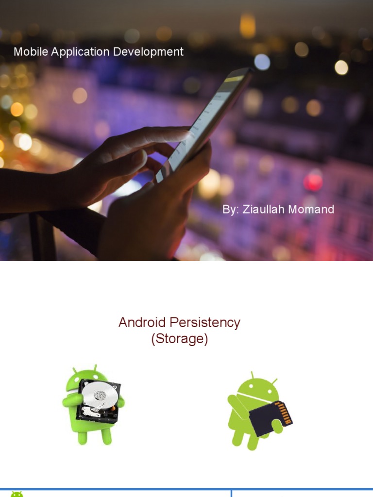 Adroid Storage | PDF | Mobile App | Android (Operating System)