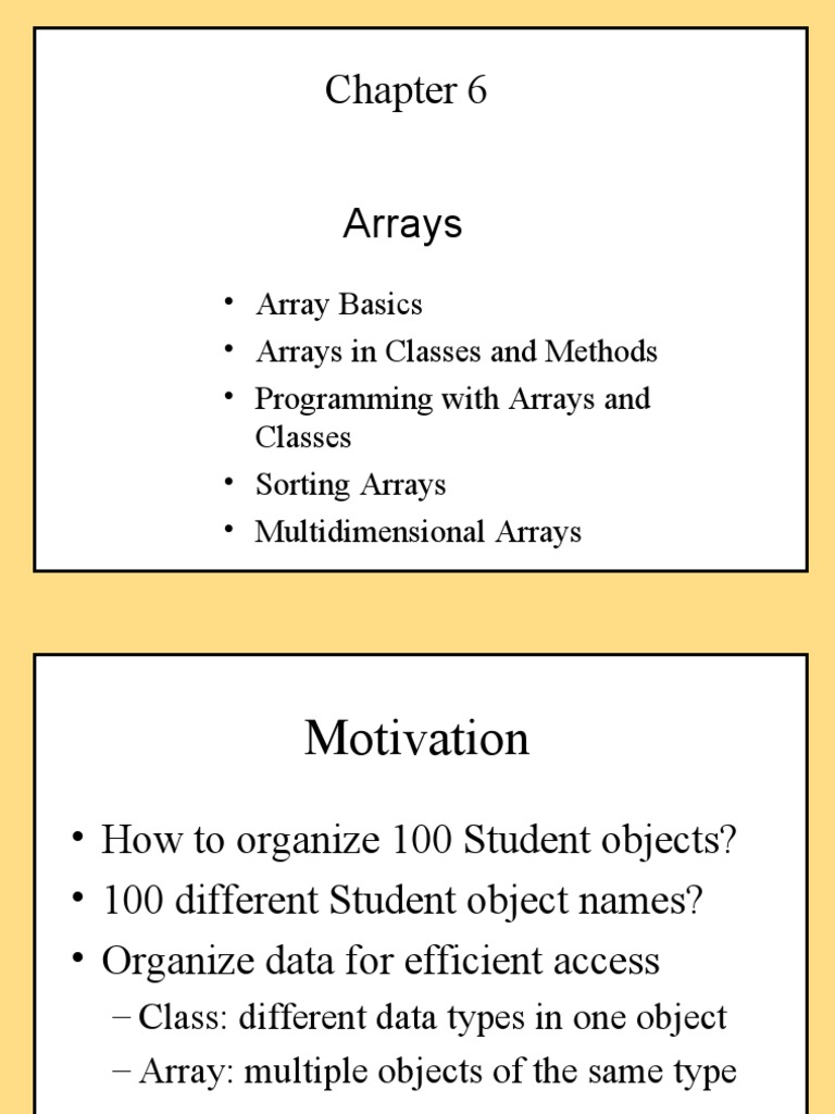 Arrays 2 | PDF | Array Data Type | Array Data Structure