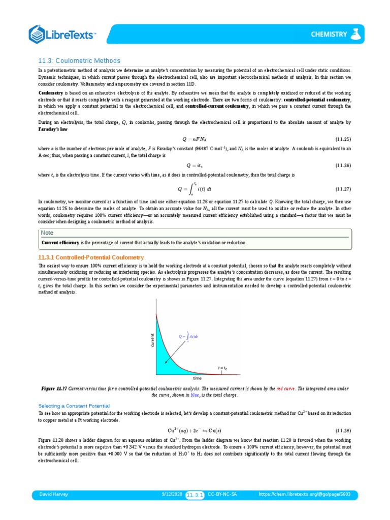 Coulometric Analysis Techniques | PDF | Titration | Chemistry