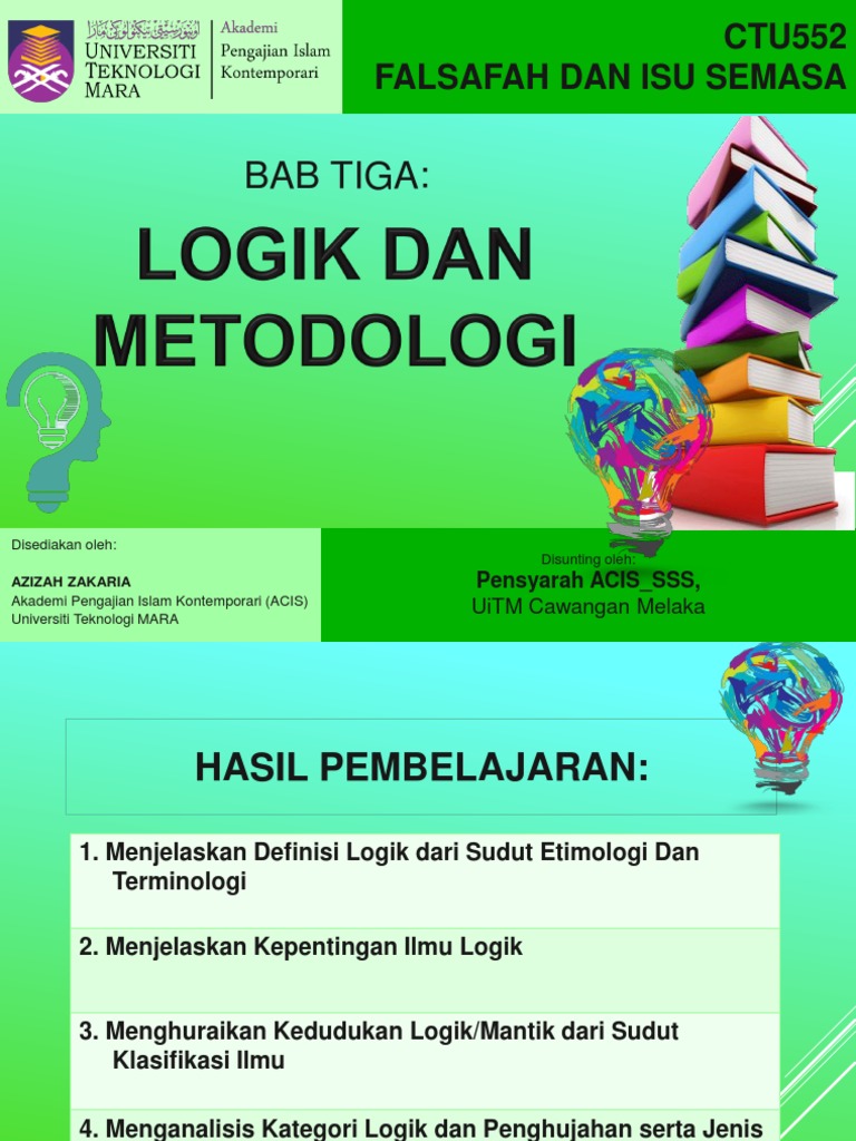 Bab 3 - Logik Dan Metodologi - SSS - G | PDF