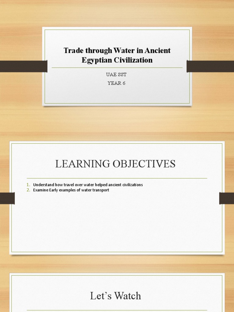 Water Trade Routes in Ancient Civilizations | PDF