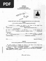 Form 2B: MLA Nomination Paper | PDF | Government Of India ...
