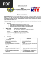 Chess Lesson Plan for Grade 8 P.E. | PDF | Chess | Communication