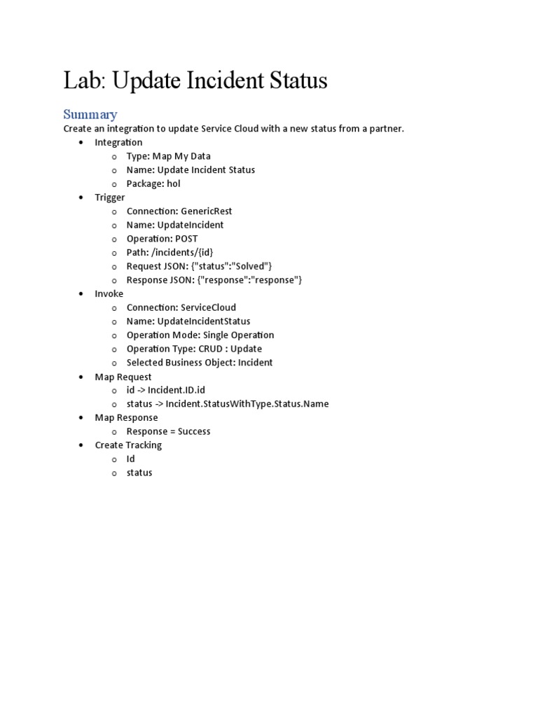 Lab: Update Incident Status | PDF | Computers