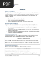 Appositives and Appositive Phrases - Worksheet | PDF | Language ...